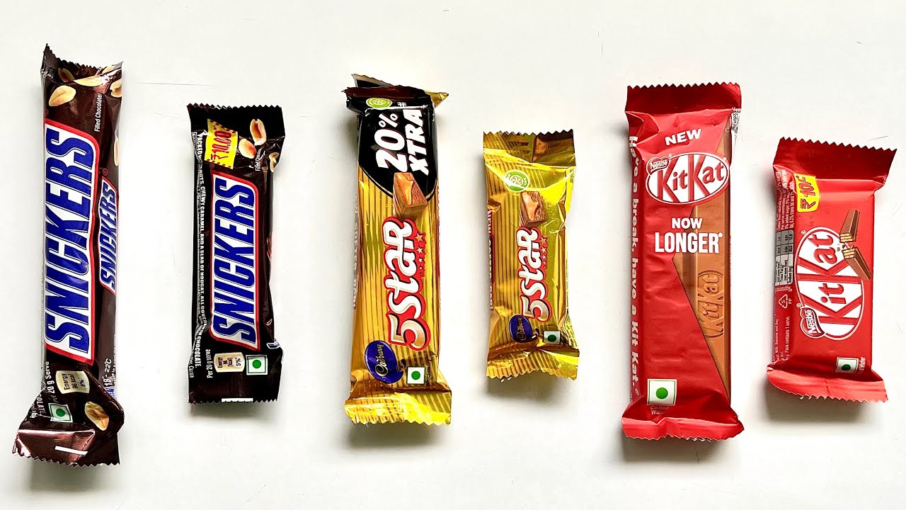 Snickers vs 5 Star vs Kitkat - YouTube