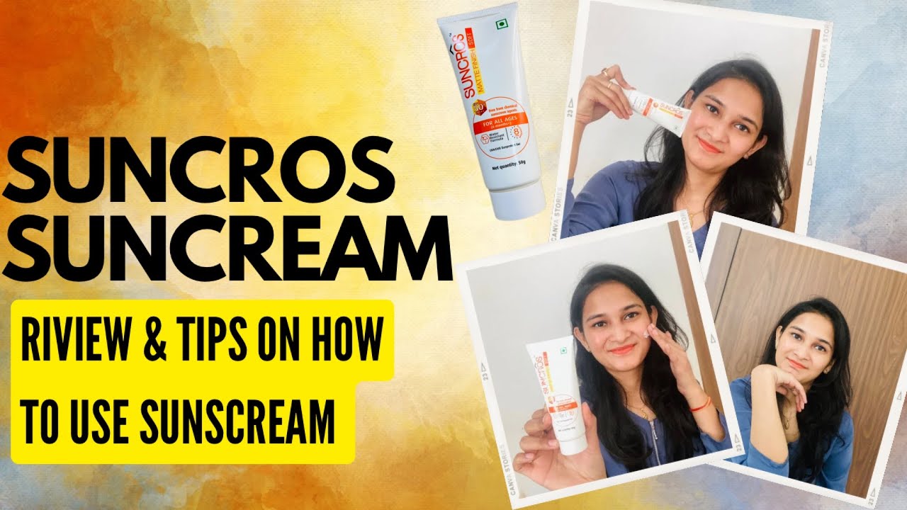 || Review of Suncros Suncream || Tips on How to buy suncream ...