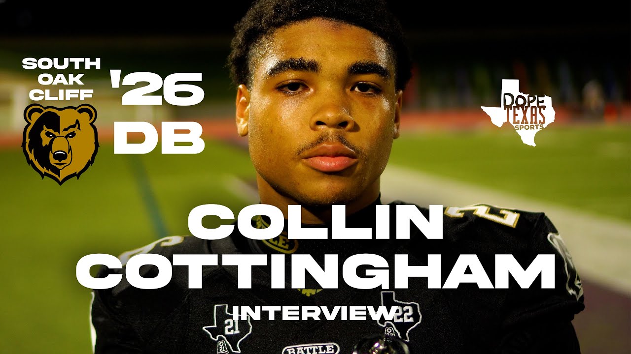 DB Collin Cottingham interview Clutch PBUs vs Longview #TXHSFB - YouTube