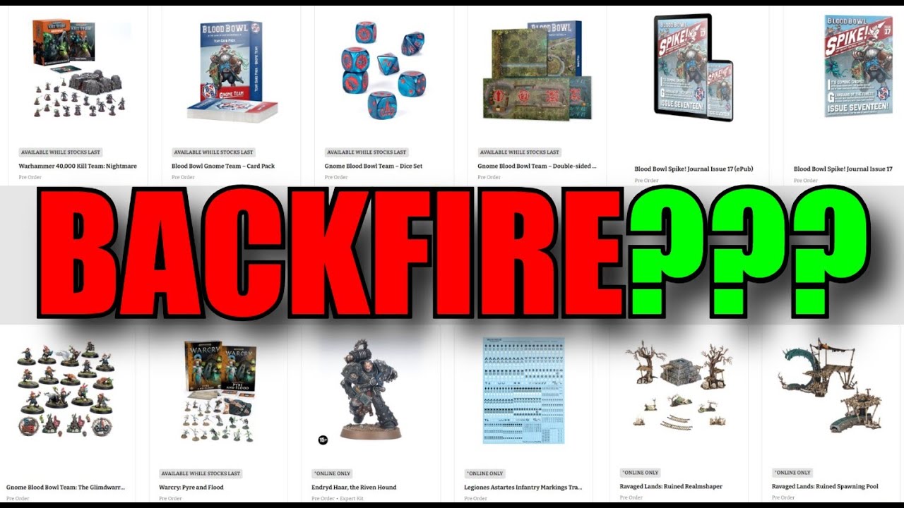 OOPS!!! Games Workshop PRICE Increases Are BACKFIRING... Warhammer ...