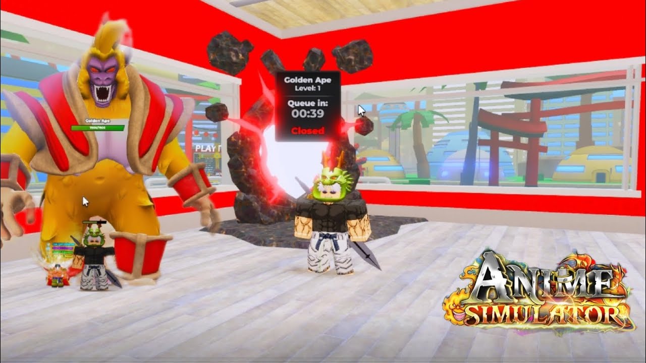 HOW TO SOLO GOLDEN APE BOSS IN ANIME SIMULATOR - YouTube