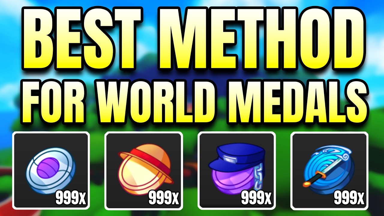 Best Method For Farming World Medals in Anime Champions Simulator ...