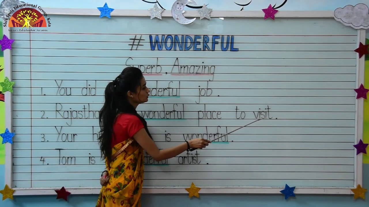 LEARNING NEW WORD#WONDERFUL - YouTube