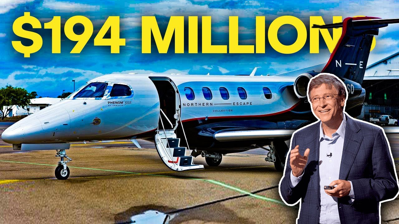 Bill Gates has a private jet collection - YouTube