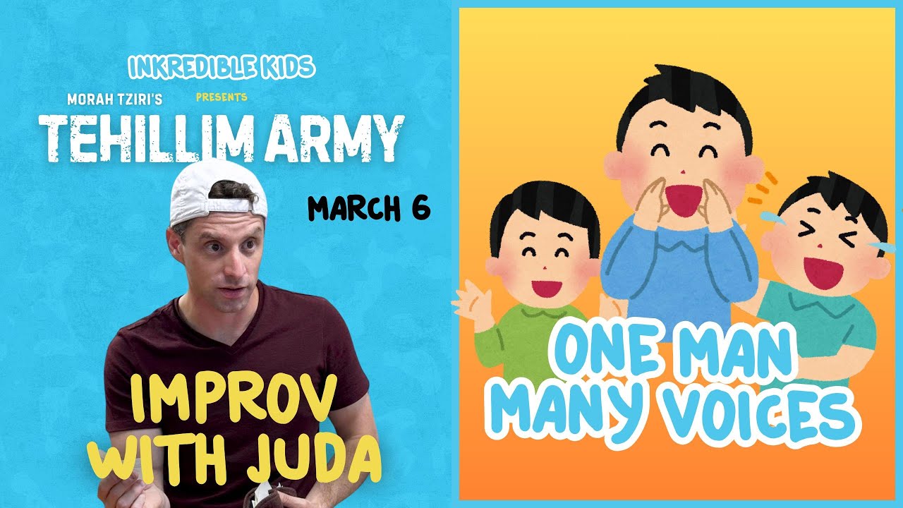 HILARIOUS Pre-Purim Improv with Mr. Juda Alcabes on the Tehillim Army - YouTube