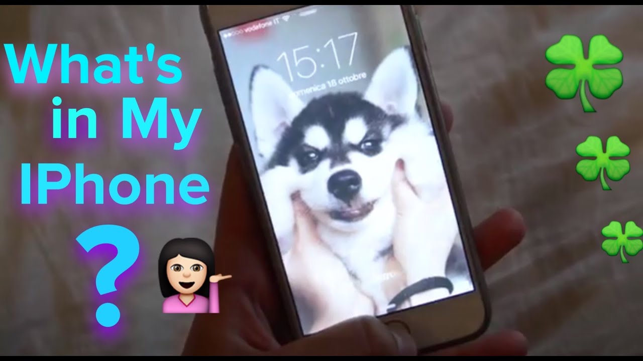 COSA C'è NEL MIO IPHONE 6?|| Elisa Maino || - YouTube