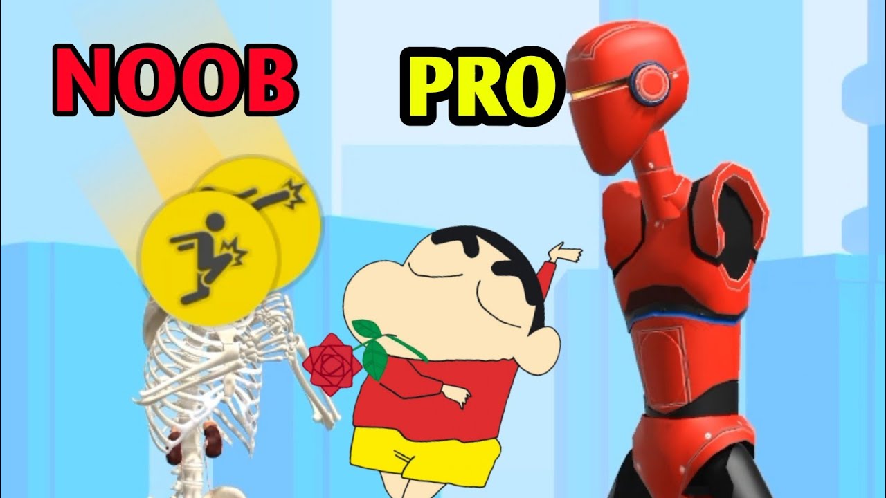 Noob vs Pro Human Race Game Play in Hindi 🔥 | Skeleton Game Play - YouTube