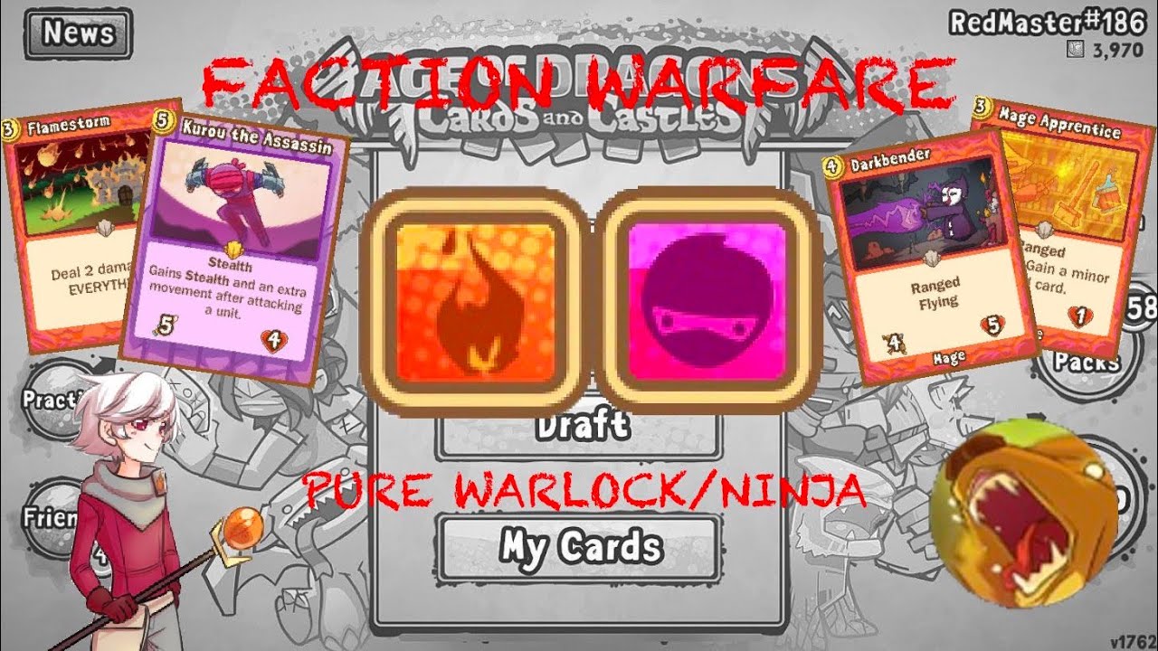 Cards and Castles | Faction Warfare | Pure Warlock/Ninja - YouTube
