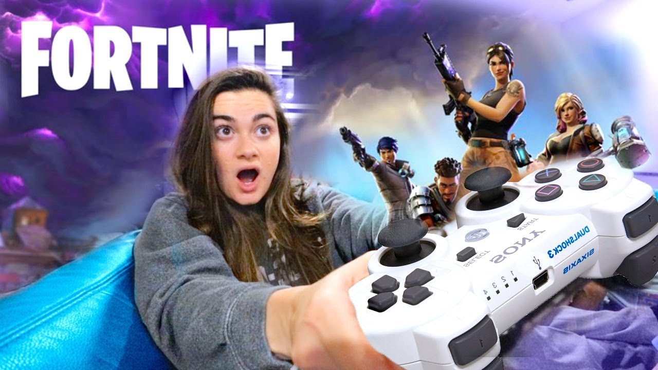 I try playing Fortnite for the first time!! | Cloe Feldman - YouTube