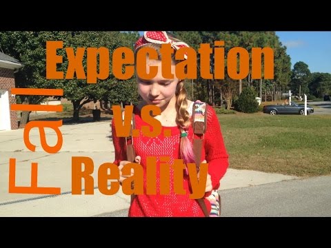 Fall Expectation v.s. Reality ️ - YouTube