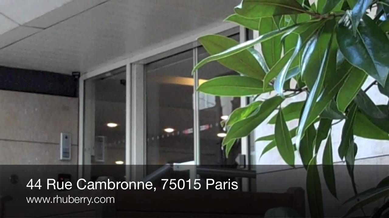 Office Space at 44 Rue Cambronne 75015 Paris - YouTube