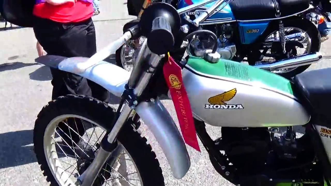 1974 Honda Elsinore Motorcycle & Drive Bye's - YouTube