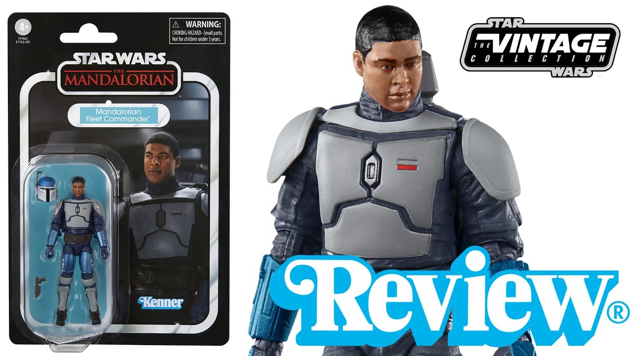 Star Wars The Vintage Collection Mandalorian Fleet Commander - YouTube