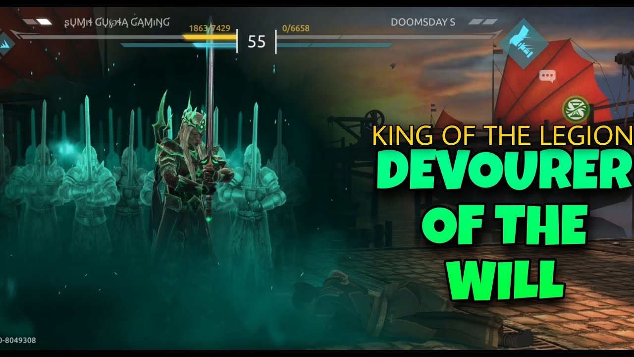 DEVOURER OF THE WILL NEW EPIC SKIN - Shadow Fight 4 Arena - YouTube
