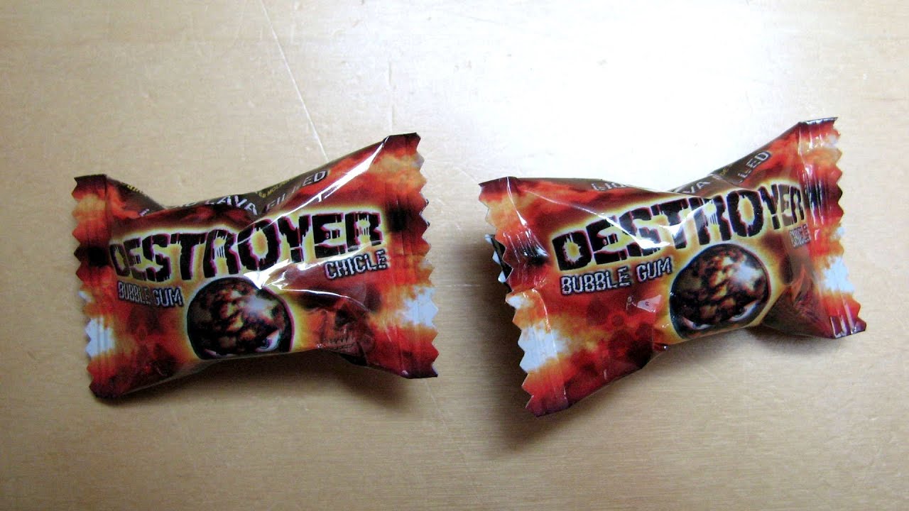 Destroyer Bubble Gum - Fini Chicle - YouTube