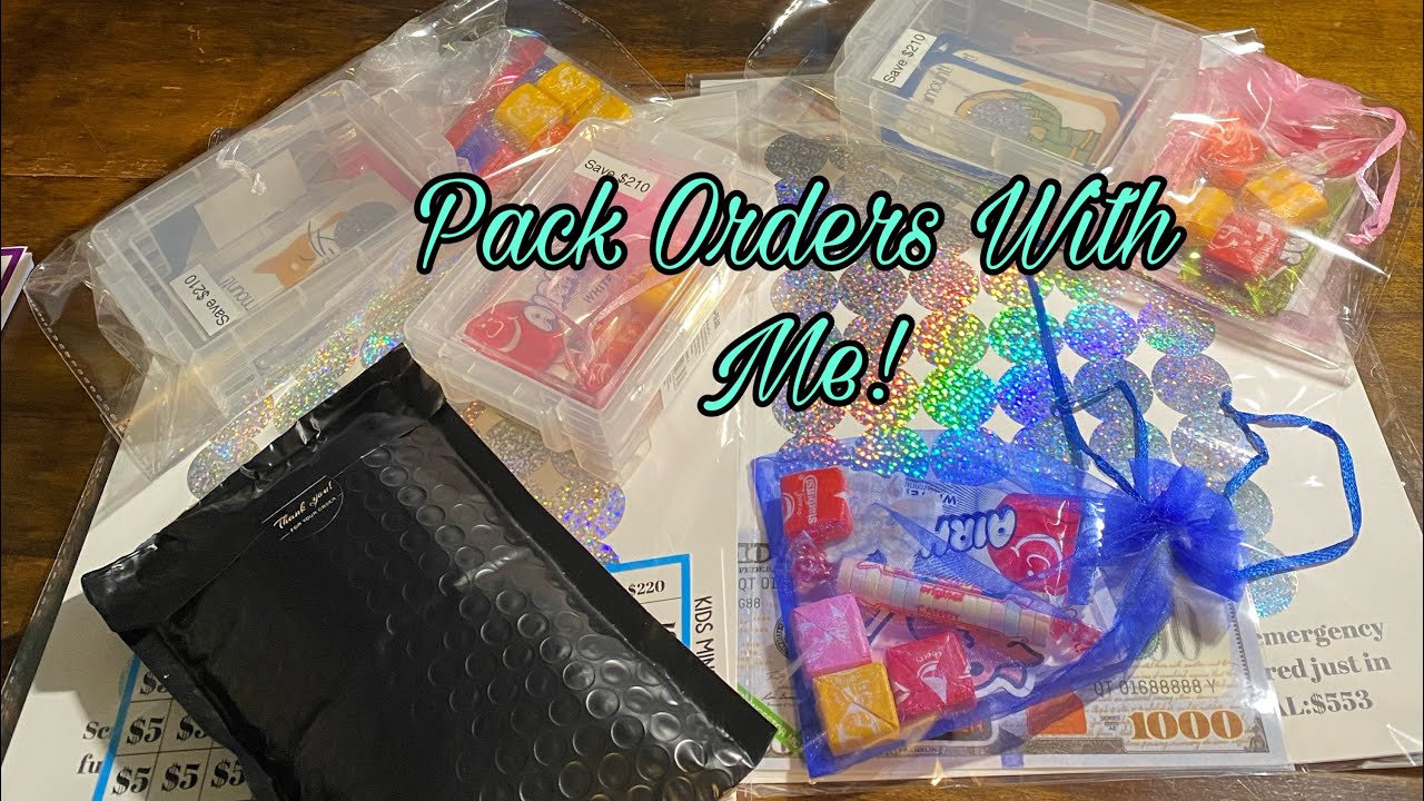 Pack orders with me! #orders - YouTube