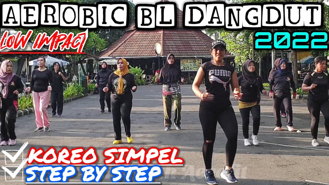 Senam Aerobik BL Lagu Dangdut Gerakan Pelan Mudah Diikuti - YouTube