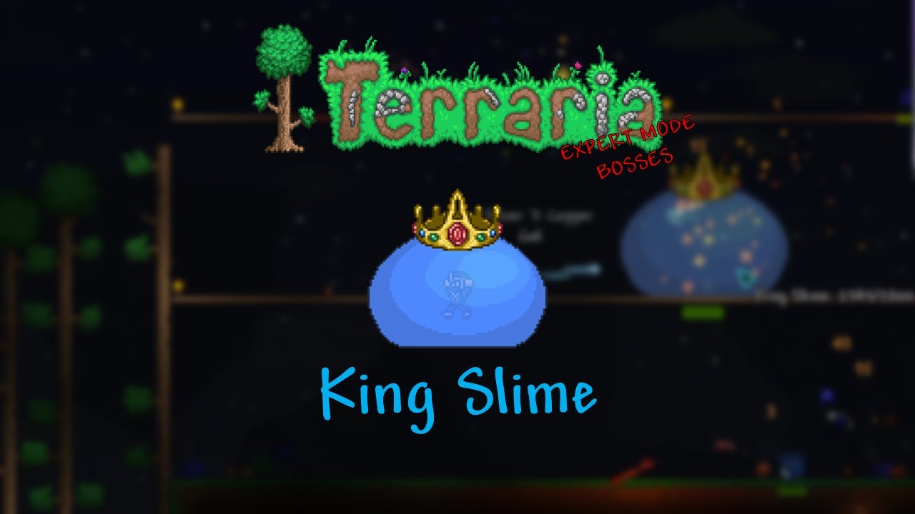 King Slime Boss - Terraria Expert Mode Mage - YouTube