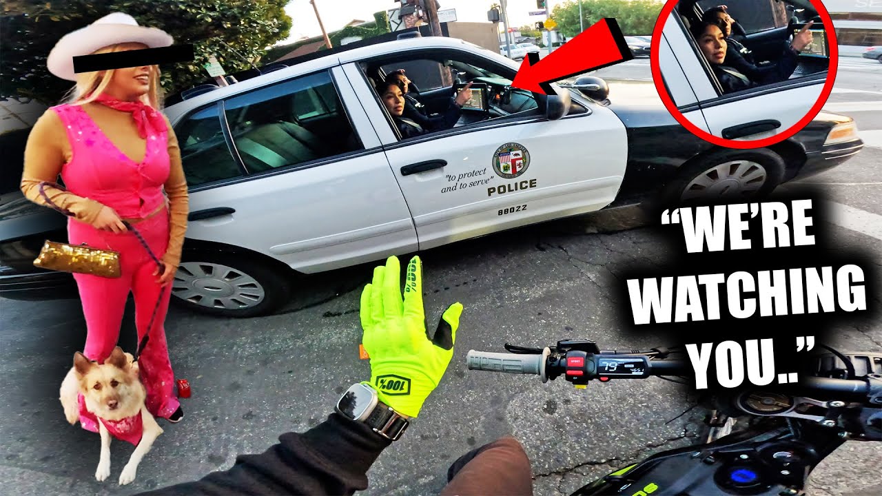 RIDING MY SURRON IN HOLLYWOOD AND RAN INTO TROUBLE.. - YouTube