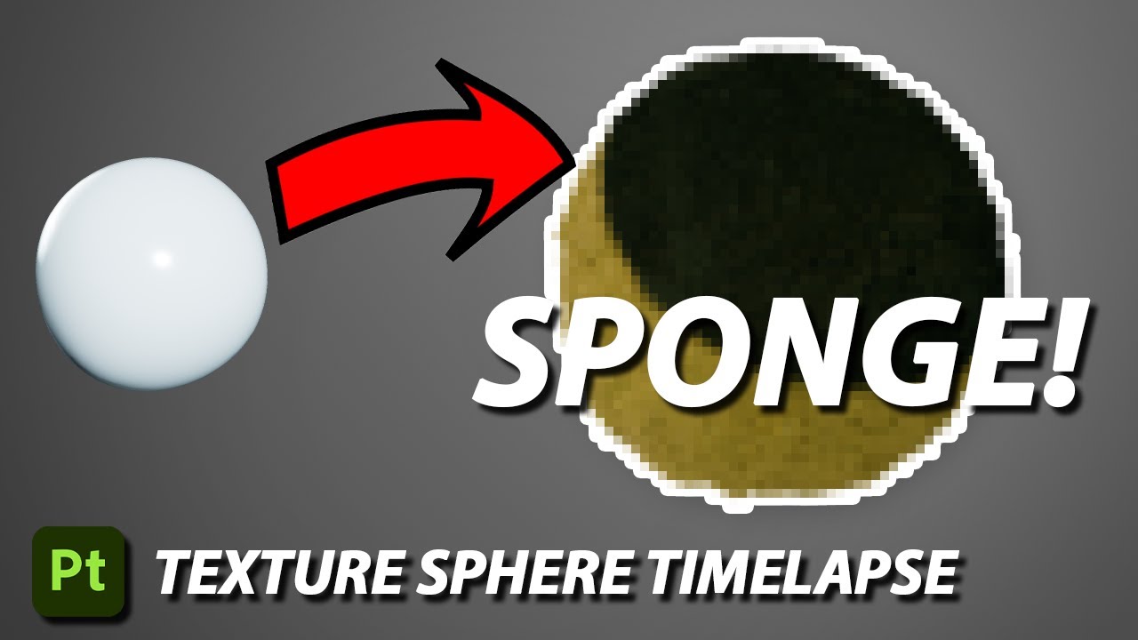 1 Hour Substance Painter Timelapse Challenge: SPONGE! - YouTube