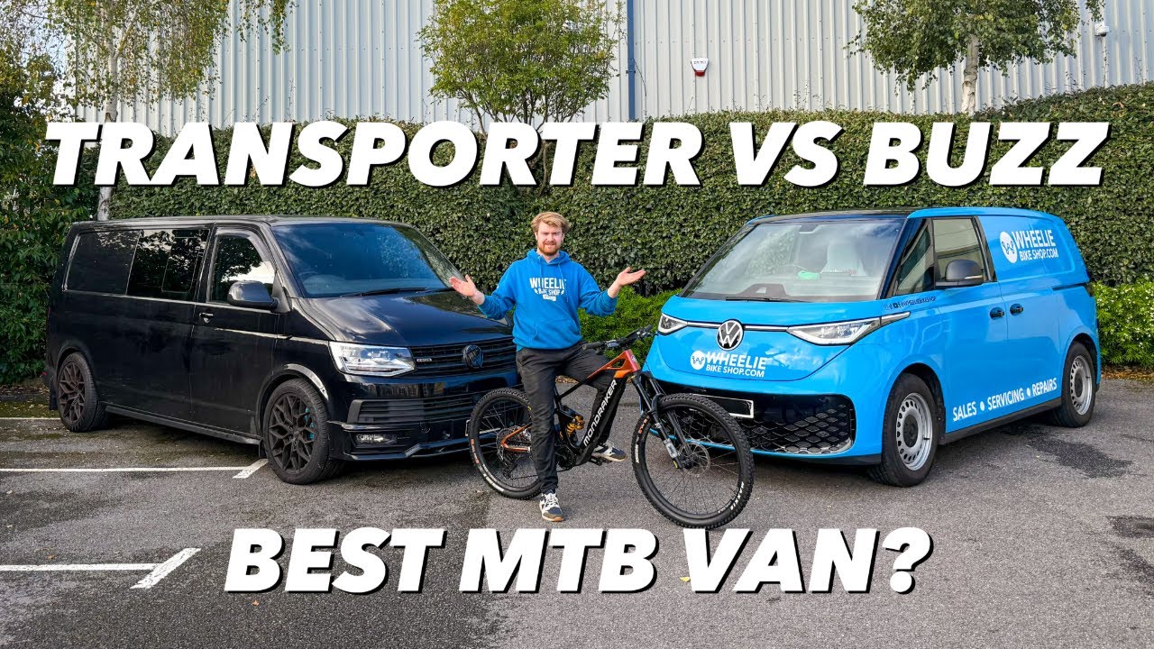 VW Transporter T6 Vs ID Buzz - MTB/Camper Van - YouTube