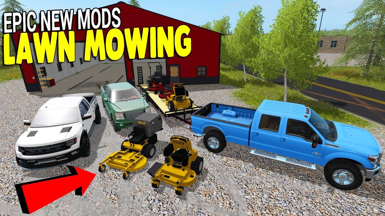 GIANT $$$ MOWING RIG CO. & HUGE TRAILER HAUL | Farming Simulator 17 ...