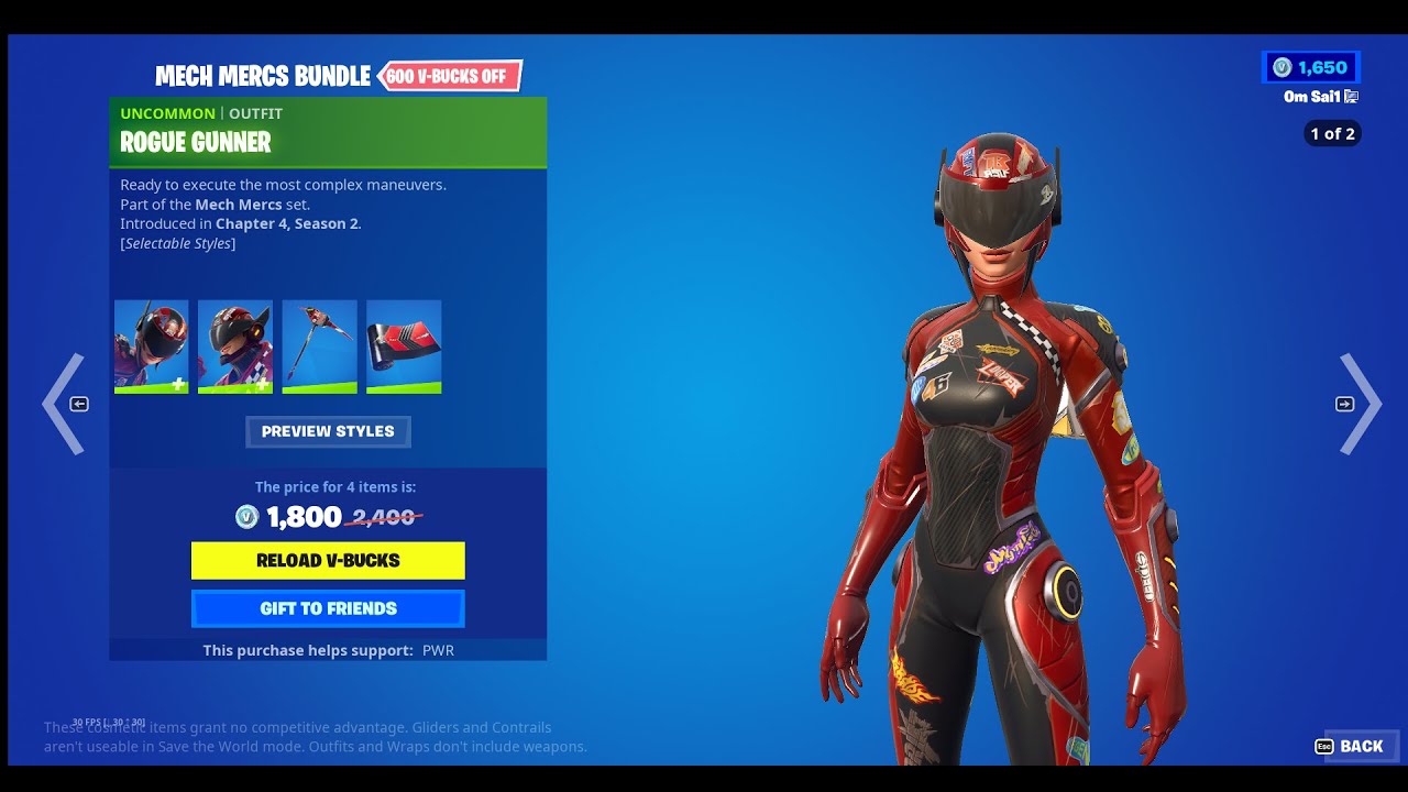 Fortnite Item Shop *NEW* MECH MERCS BUNDLE! (15th March,2023) - YouTube