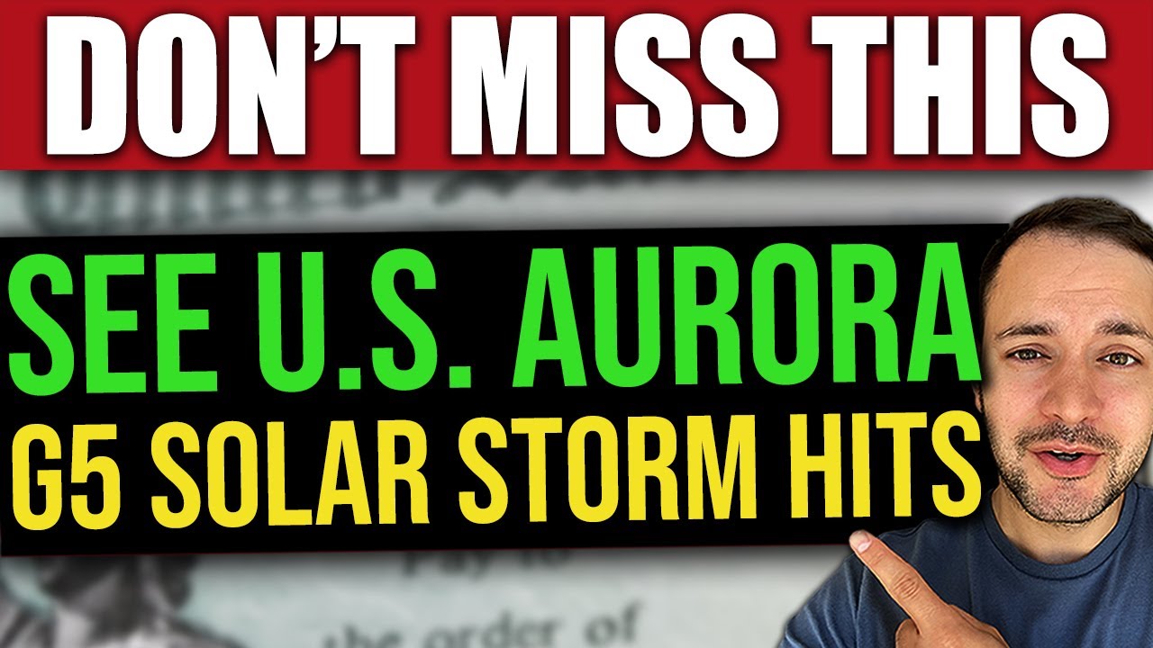 WATCH: Northern Lights in US (G5 SOLAR STORM HITS EARTH) - YouTube