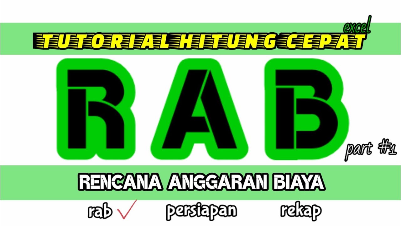 cara membuat rab proyek mep - rab Bag 1 tutorial lengkap excel ...