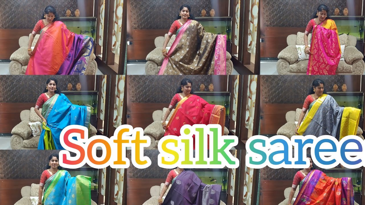 Naa soft silk saree collection 😍 💖 ||naa పట్టు చీరలు||@Ramavlogs1214 ...