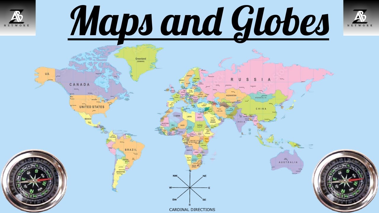 Maps and Globes || Explanation || With Answers || - YouTube