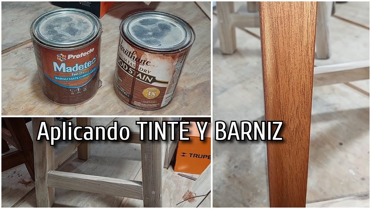 ¿Barniz Base AGUA o Tinte Base ACEITE? | Restauraciones - YouTube
