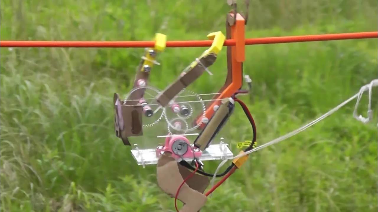 Rope climbing robots - YouTube