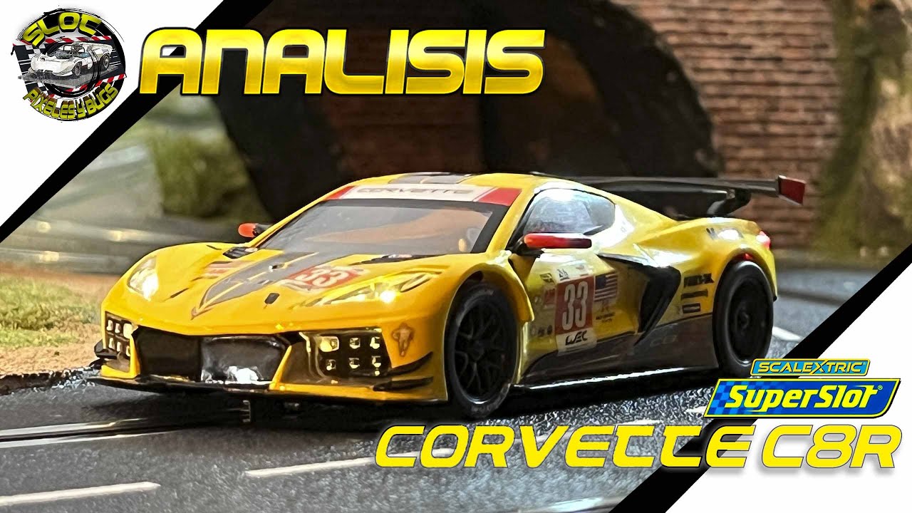 Análisis Chevrolet Corvette C8R, Scalextric SuperSlot - YouTube