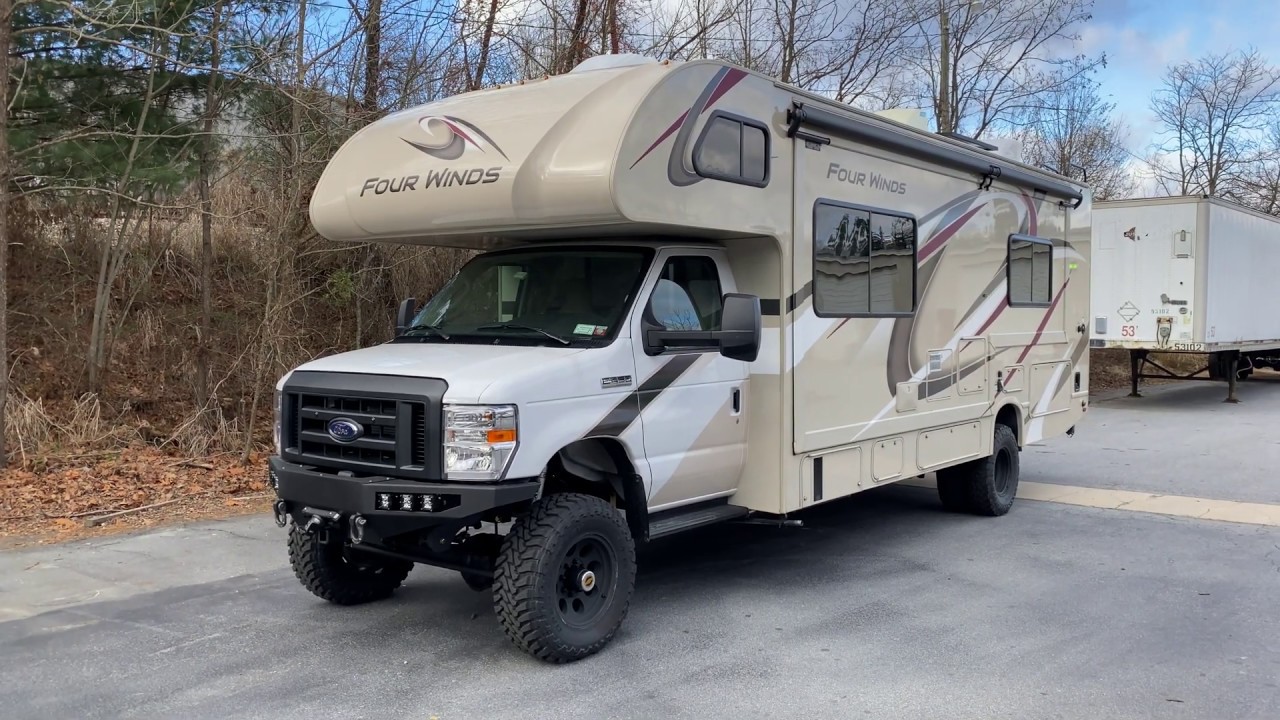 Ujoint Offroad E450 NY Class C 4x4 Conversion - YouTube