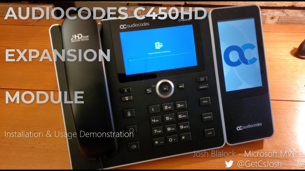AudioCodes C450HD Expansion Unit - Installation and 'Sidecar' Demo ...