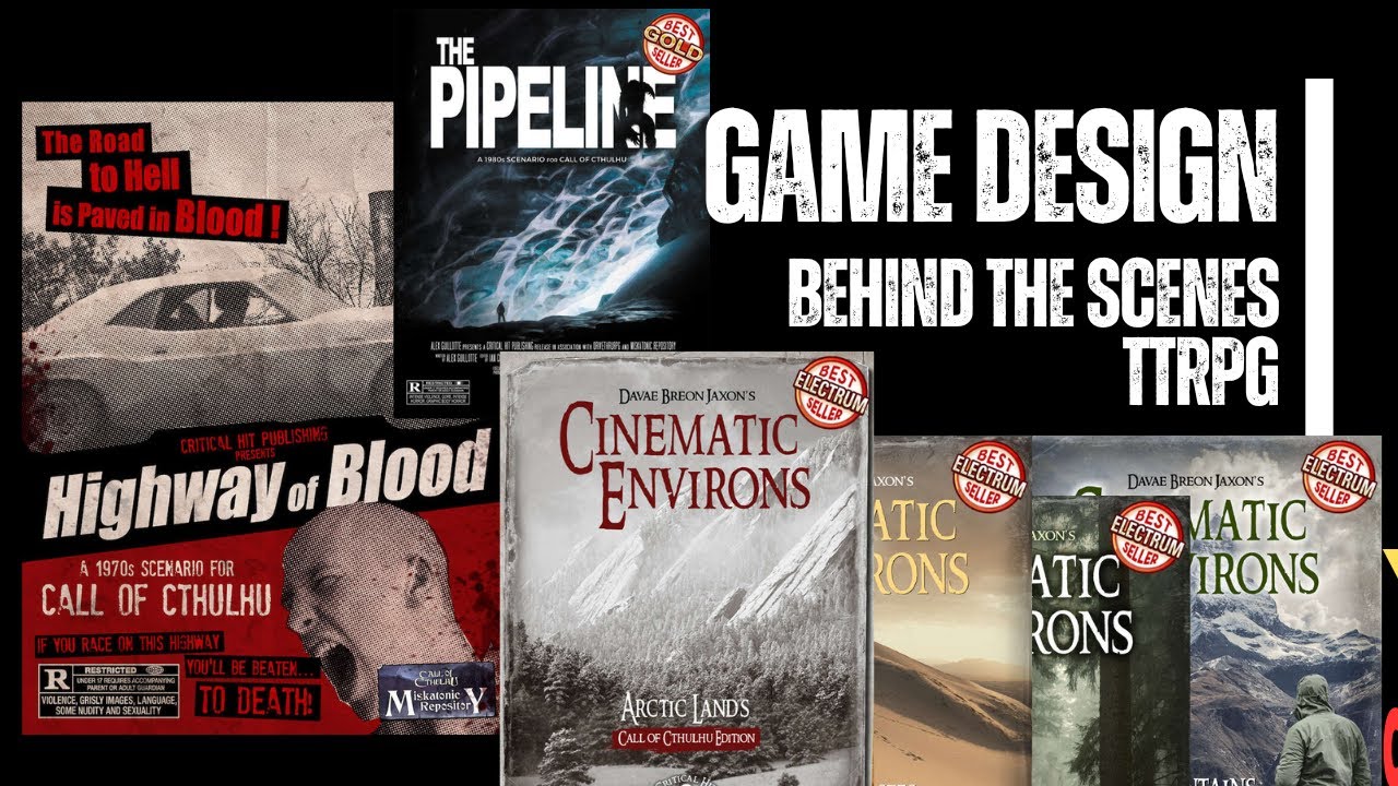 Game Design BTS || Call of Cthulhu Investigations + Movies + DBJ (Me ...