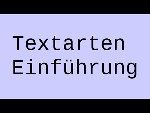 Deutsch "Textarten": Eine Einführung | Deutsch | Textsorten und Aufsatz ...