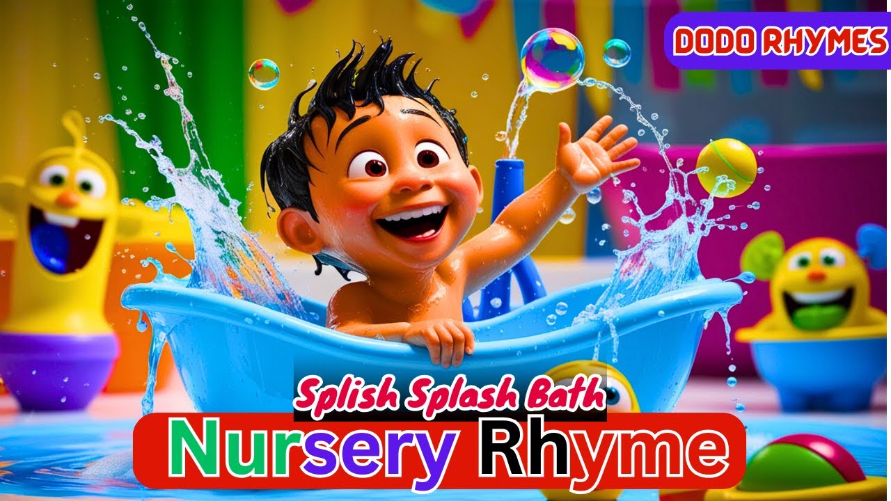 Bath Song | Splish Splash Bath Time Fun - Fun and Bubbly Nursery Rhyme ...