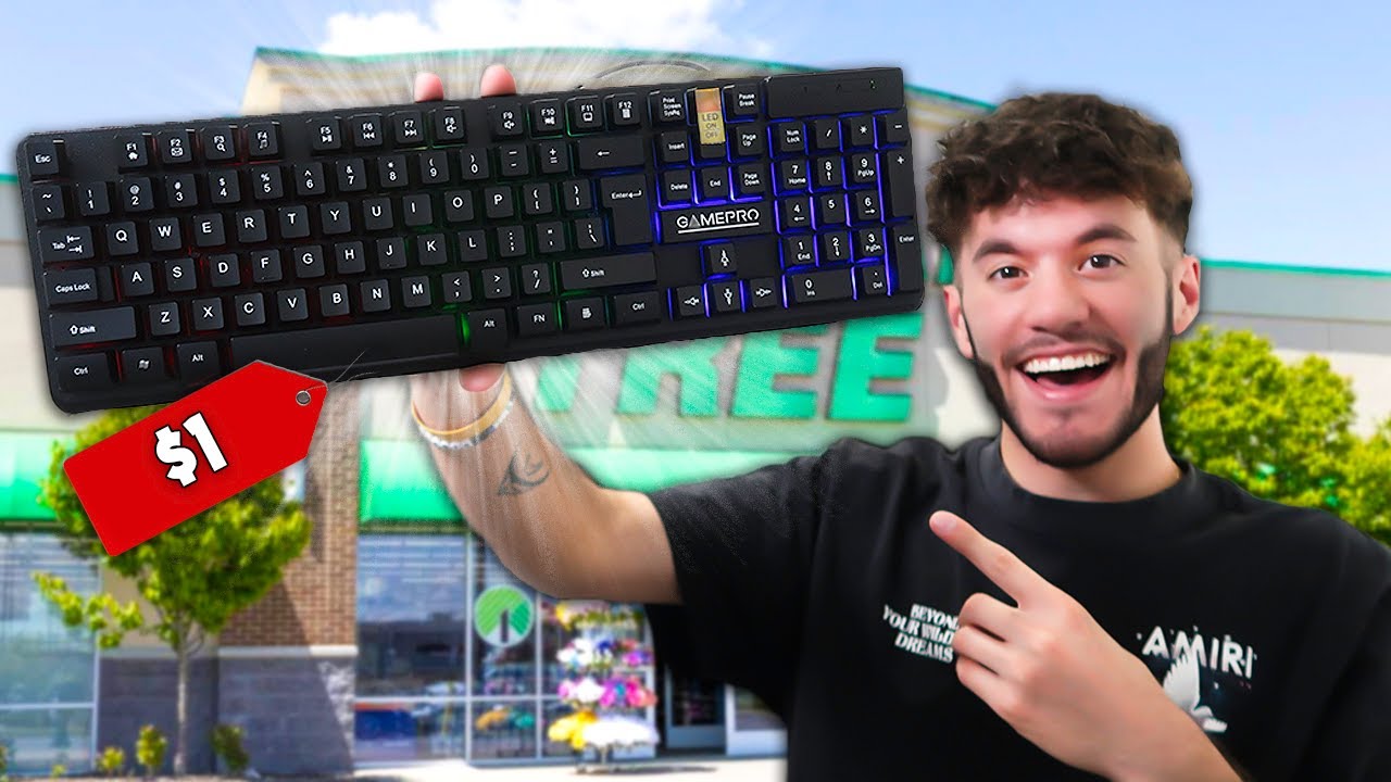 DOLLAR TREE GAMING KEYBOARD! - YouTube
