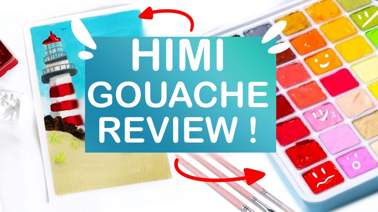 HIMI GOUACHE!! // 24 Colour Set Unboxing + Review - YouTube