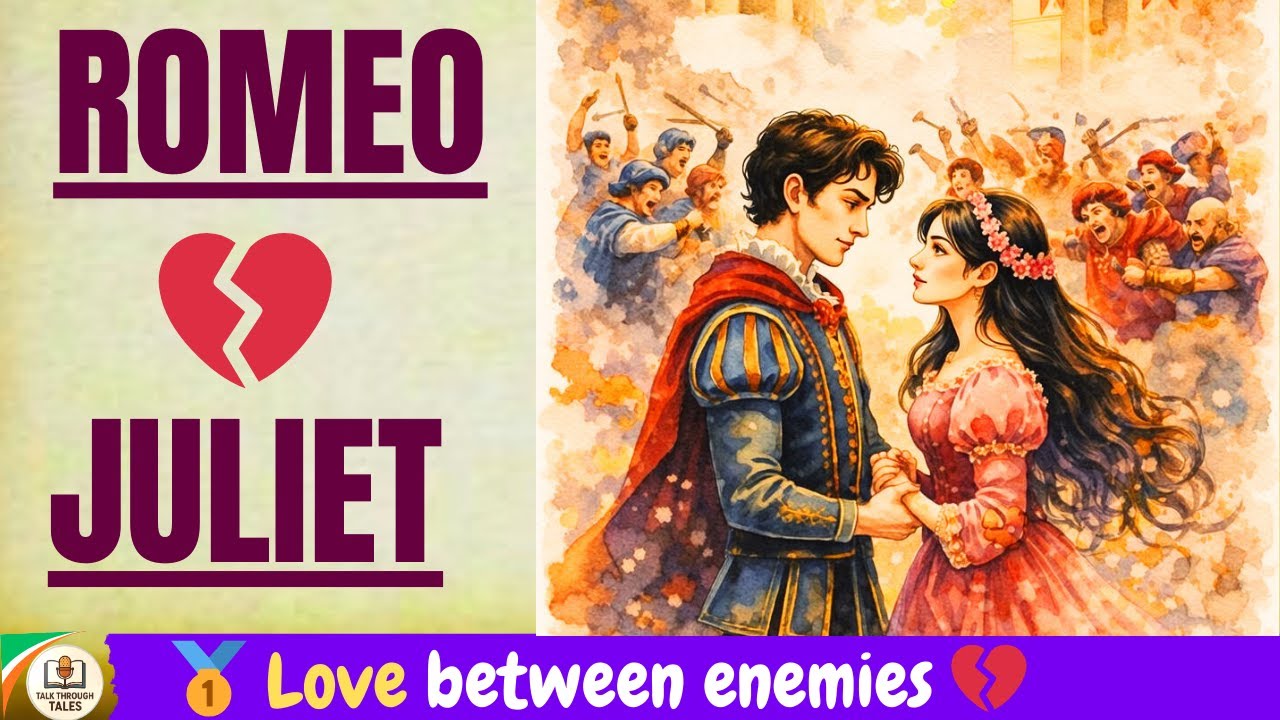 Romeo and Juliet 🌹💔 A Love Story Between Enemies | Simple story for ...