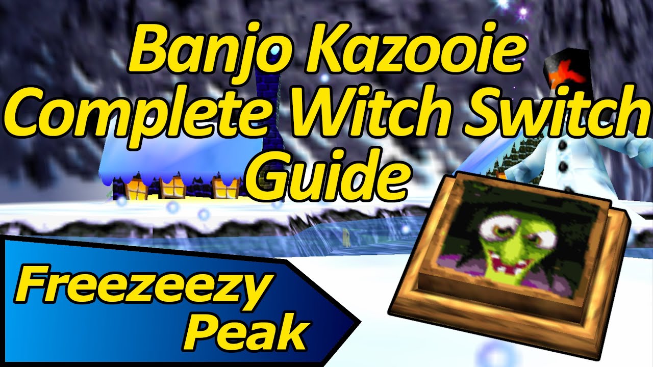 Getting the Witch Switch Jiggy in Freezeezy Peak - Banjo Kazooie Witch ...