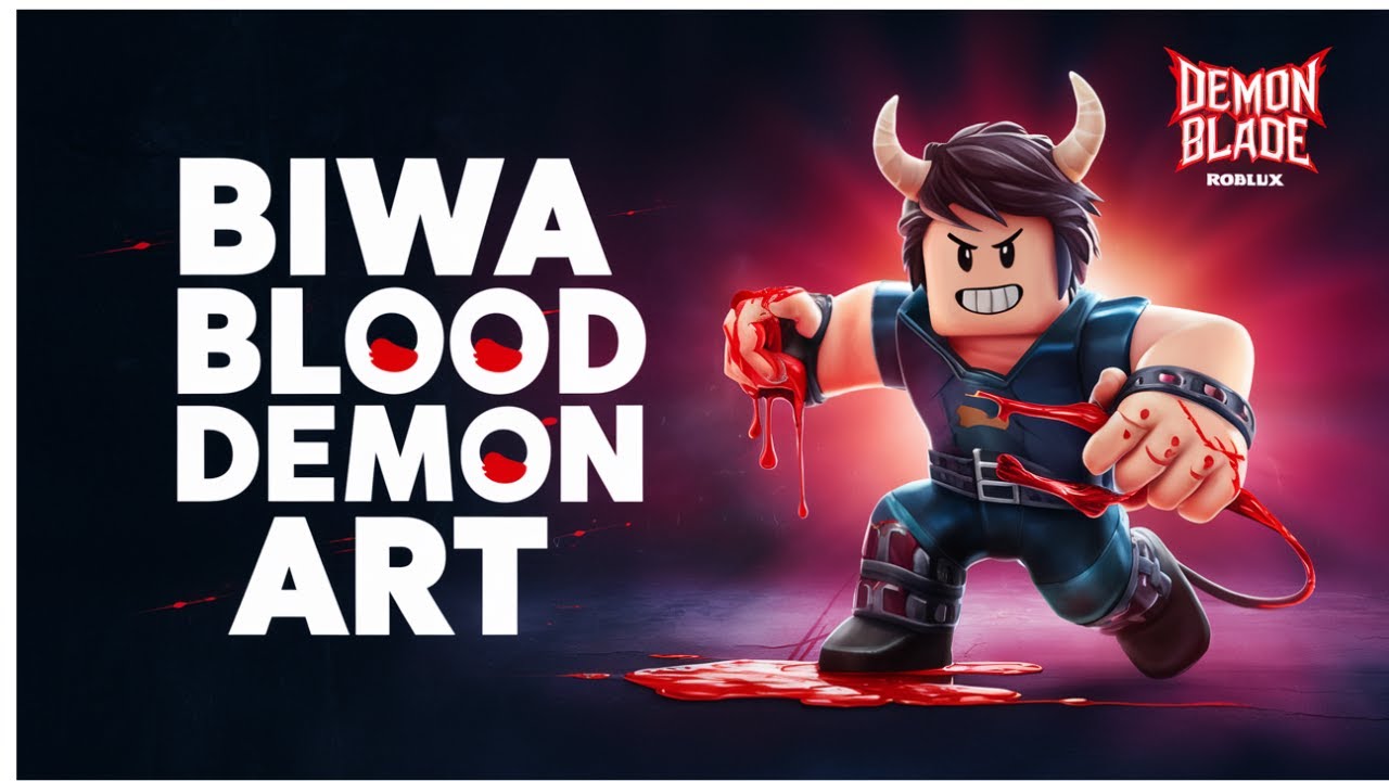 Biwa Blood Demon Art in Roblox Demon Blade - YouTube