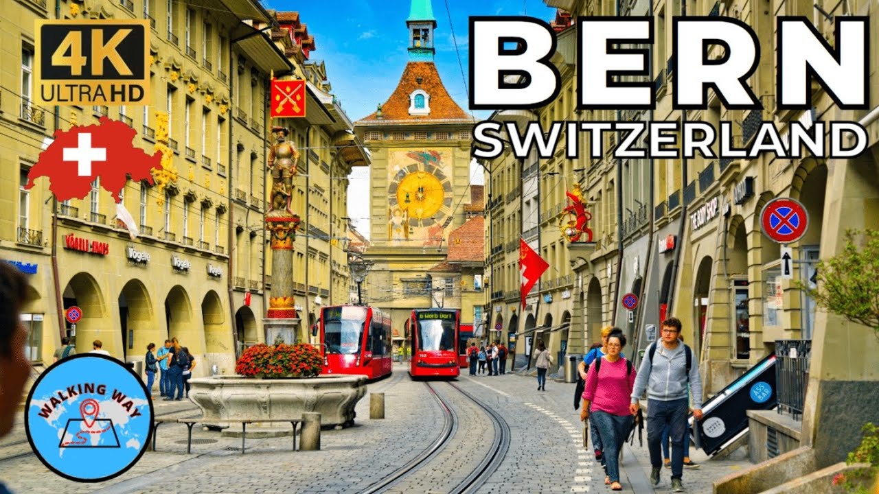 Bern, Switzerland Walking Tour - 4K 60fps with Immersive Sound ...