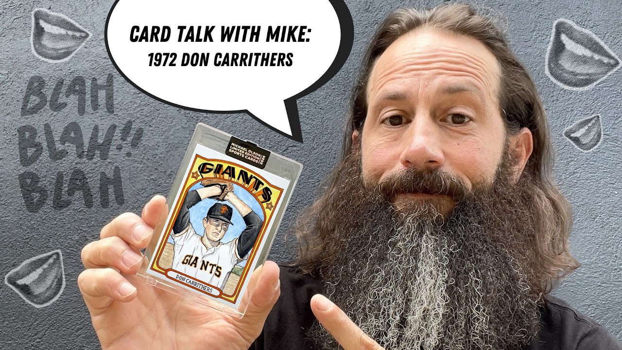 Don Carrithers Baseball Card Art Talk - YouTube