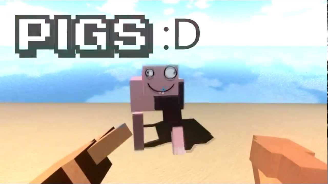 Cube Craft Update # Pigs - YouTube