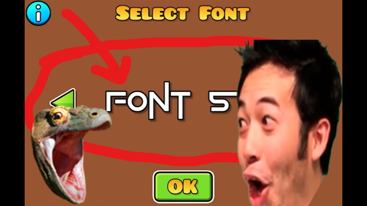 Every Geometry Dash Font Reference - YouTube