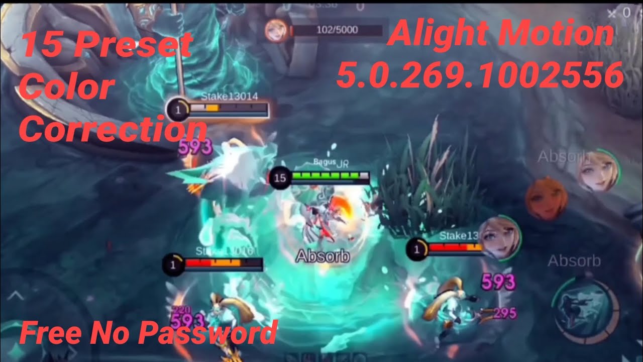 15 Preset CC Mobile Legends + Alight Motion MOD 5.0.269.1002556 (Bisa ...
