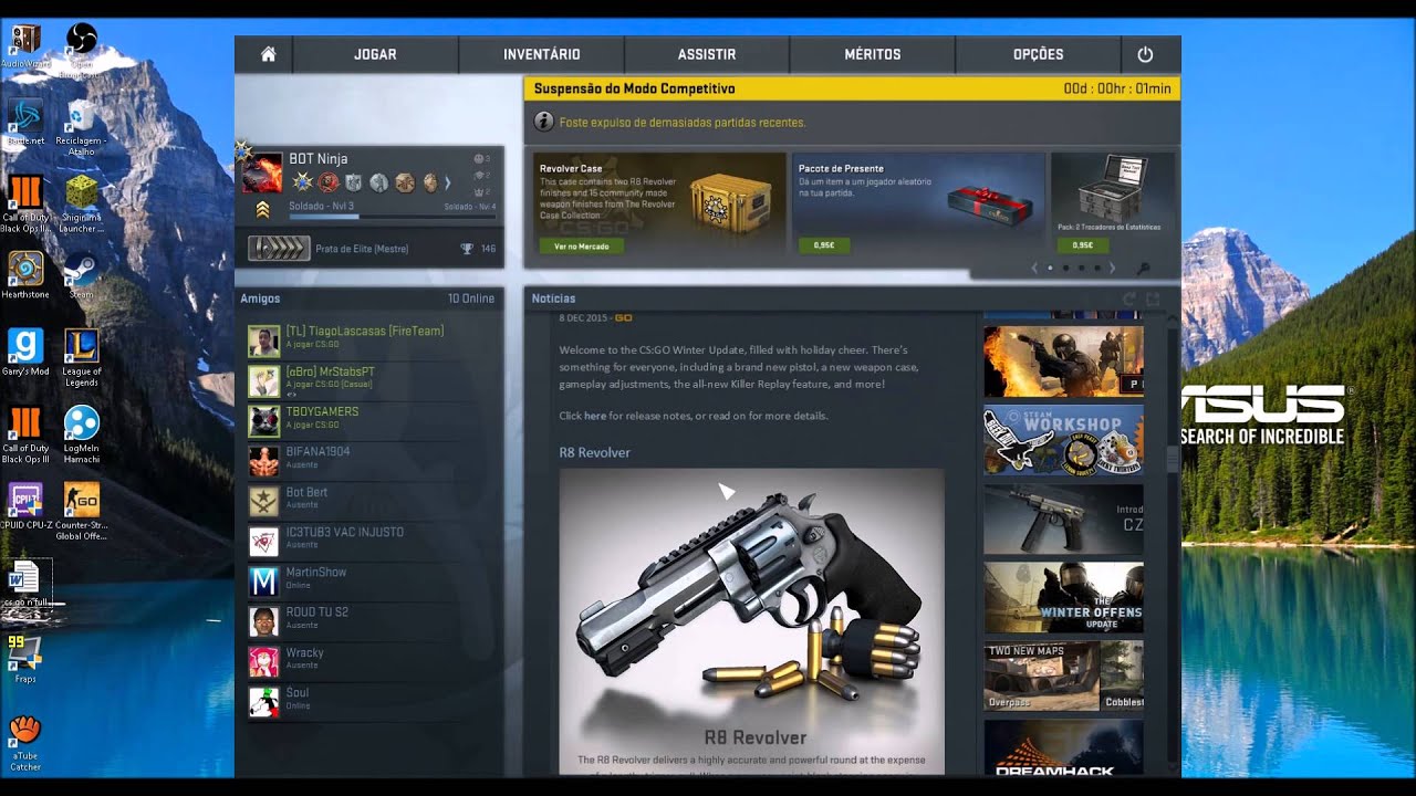 Tutorial com remover ban cs go de 7 dias Dezembro 2015 - YouTube